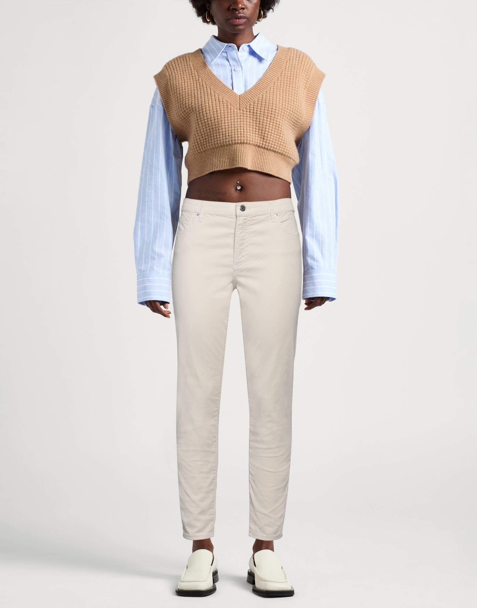 ARMANI EXCHANGE ARMANI EXCHANGE Skinny Fit Cotton Stretch Pants